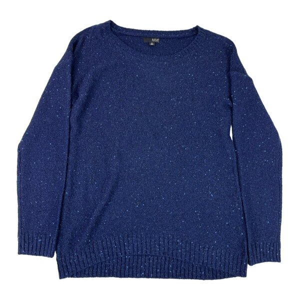 a.n.a | Sweaters | Ana Womens Long Sleeve Sweater M Blue Polyester ...